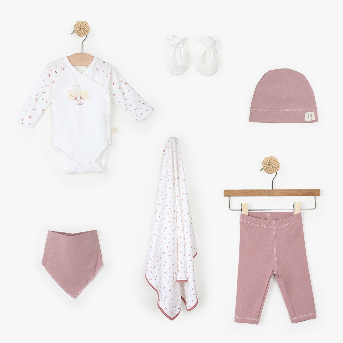 Just kiddin baby set "Cotton Bunny" 6/1, 56-62 | Jungle Baby