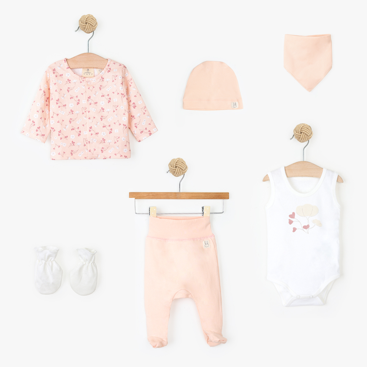 Just kiddin baby set "Cotton Bunny" 6/1, 56-62 | Jungle Baby