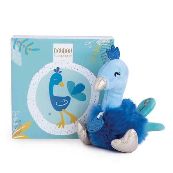 Doudou plišani mini paun | Jungle Baby