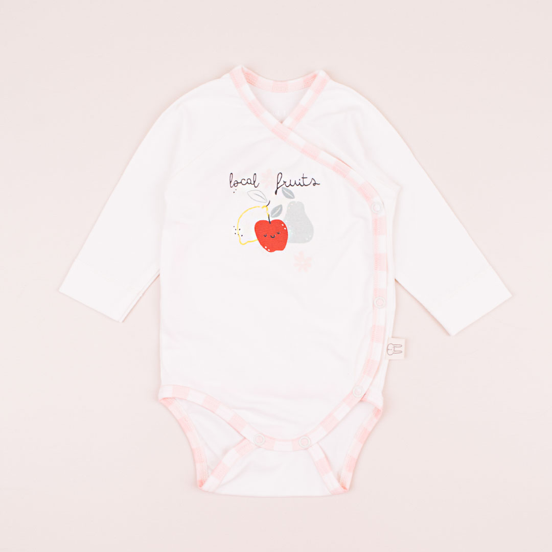 Just kiddin baby bodi preklop"Local Fruits", 56-62 | Jungle Baby