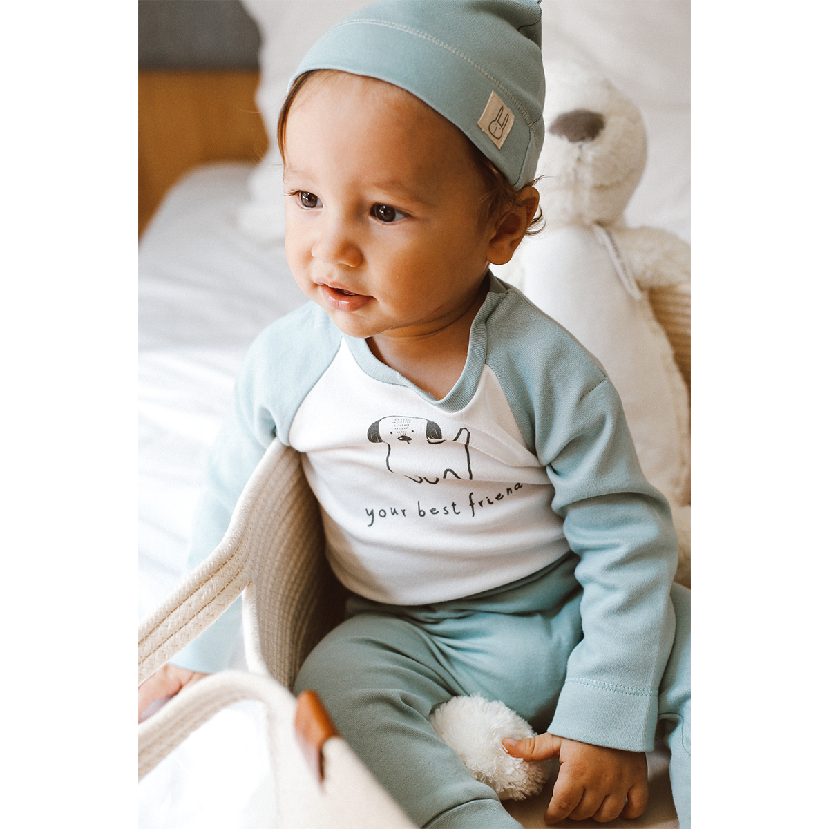 Just kiddin baby bodi "Organic", 62-80 | Jungle Baby