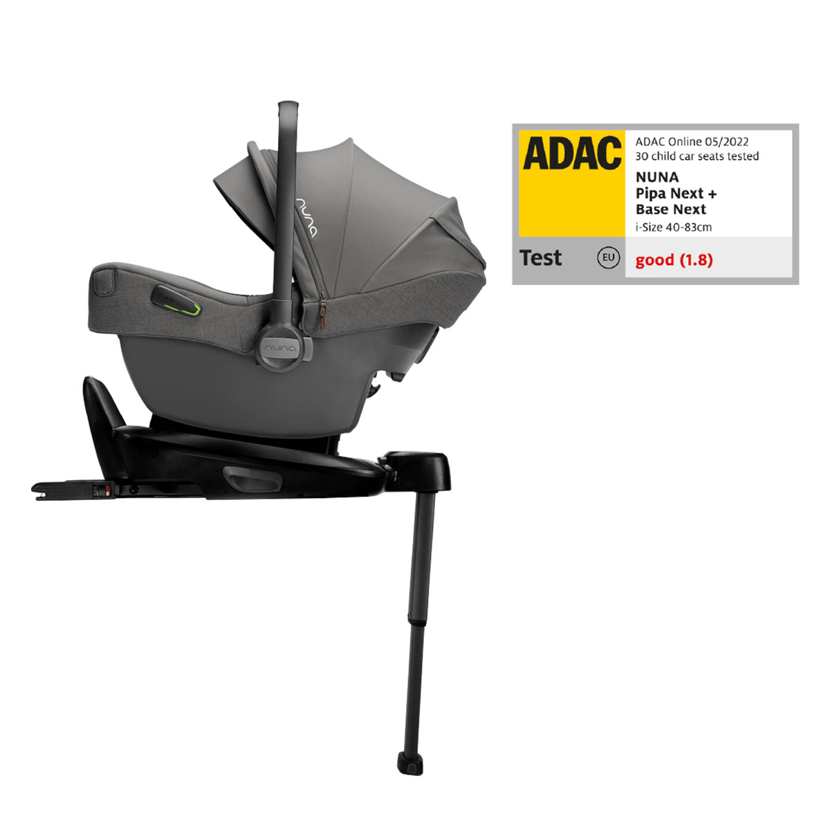 Nuna autosedište Pipa Next Granite, 40-83cm | Jungle Baby