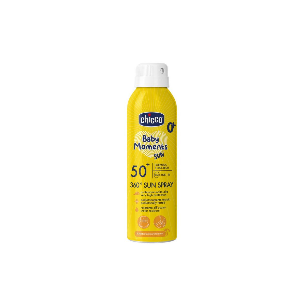 Chicco sprej za sunčanje SPF 50, 150ml | Jungle Baby